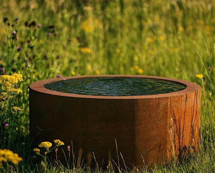 Corten Steel Round Ponds – Edensteel.co.uk