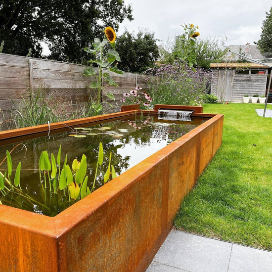 Corten Steel Ponds | Made in UK | 8-Year Warranty | Free UK Delivery ...